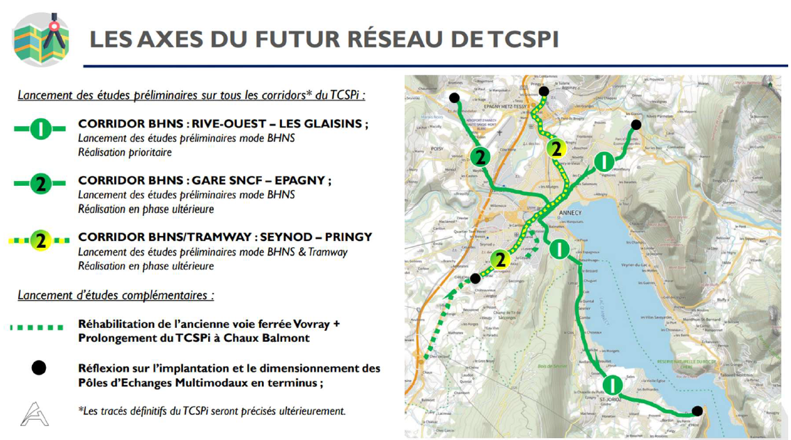 Transport en commun en site propre intégral sur l'agglomération du ...